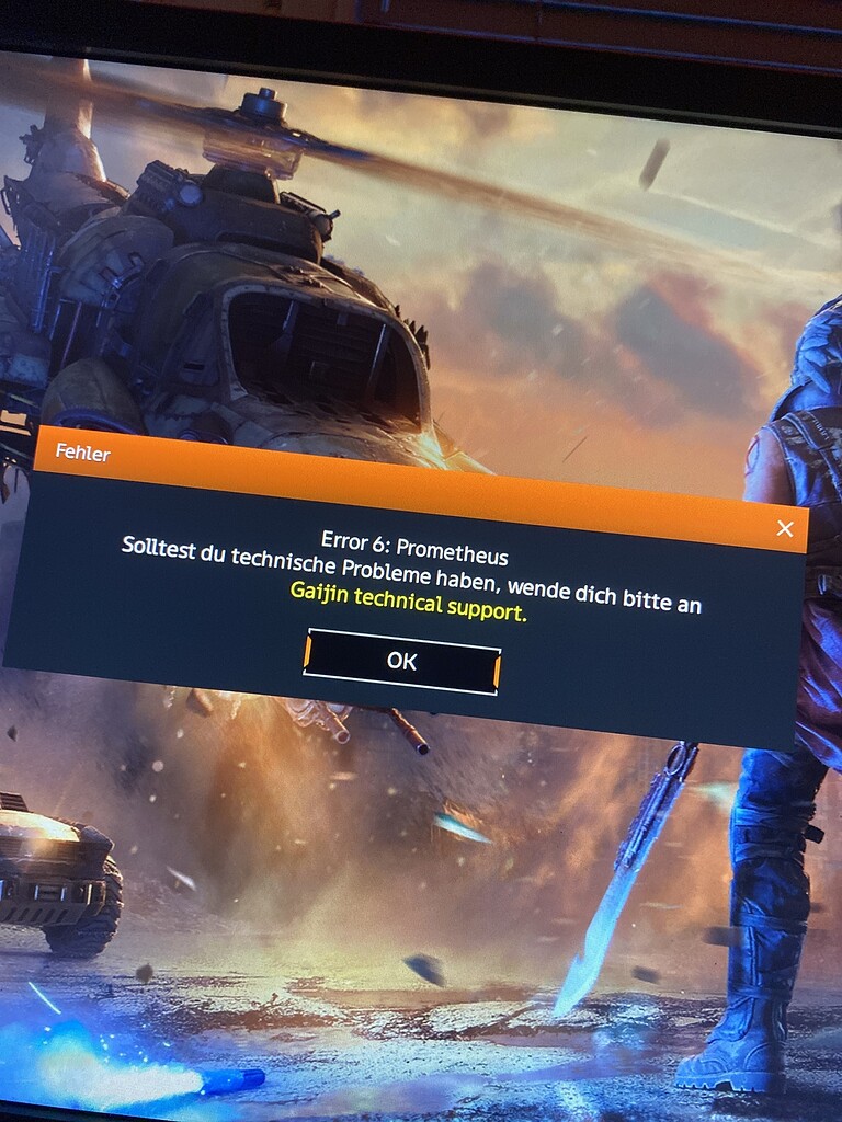 Error 6 Prometheus Website And Forum Crossout