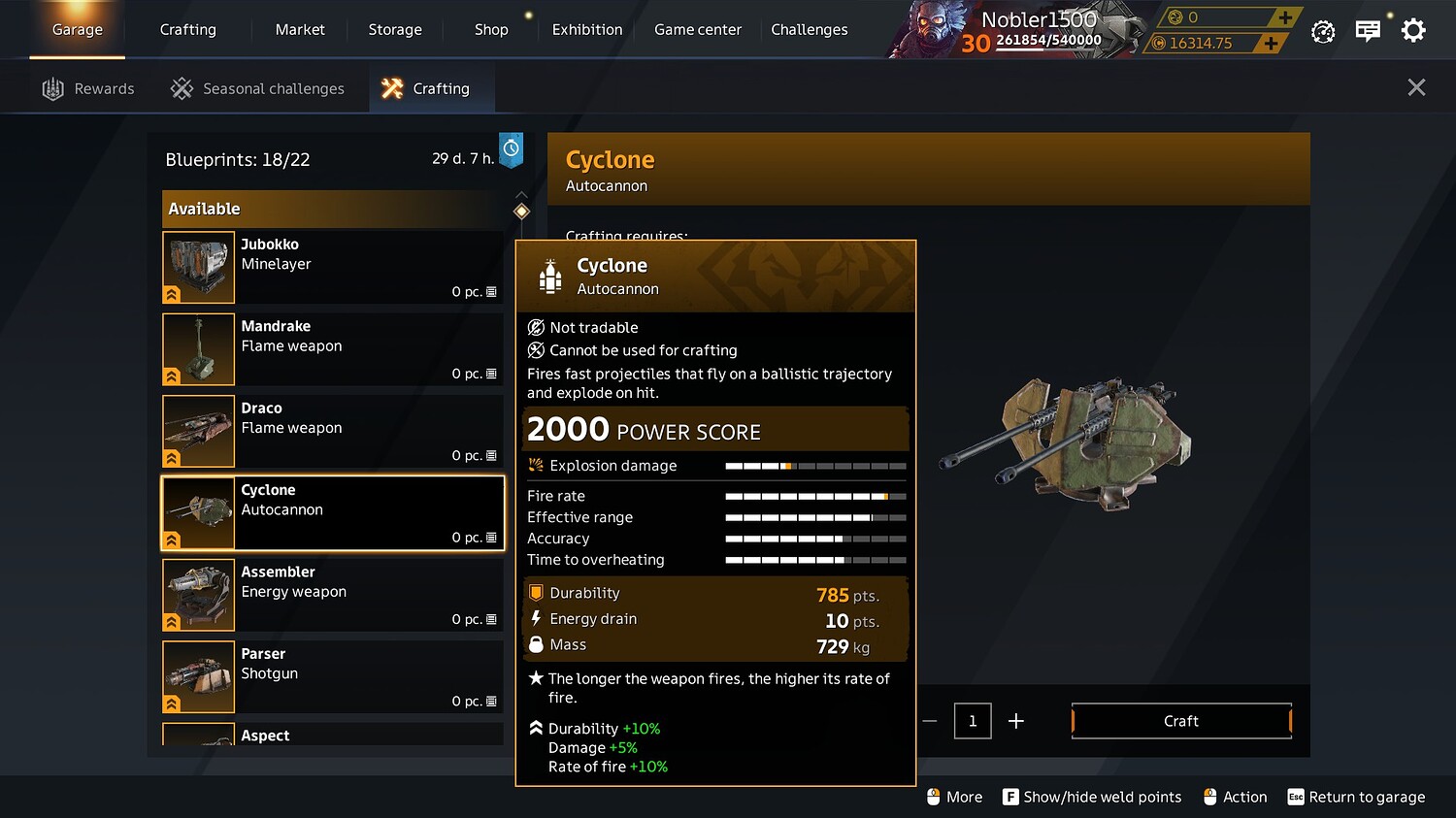 New cyclone upgrade worth abandoning my old cyclone upgrades ...