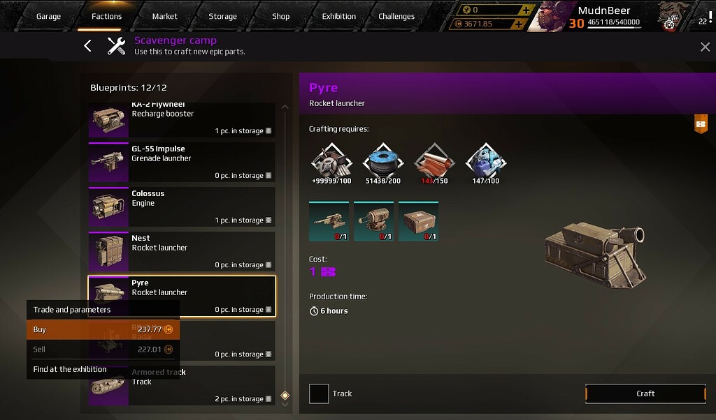 Make Crafting Great Again ') - Discussion - Crossout